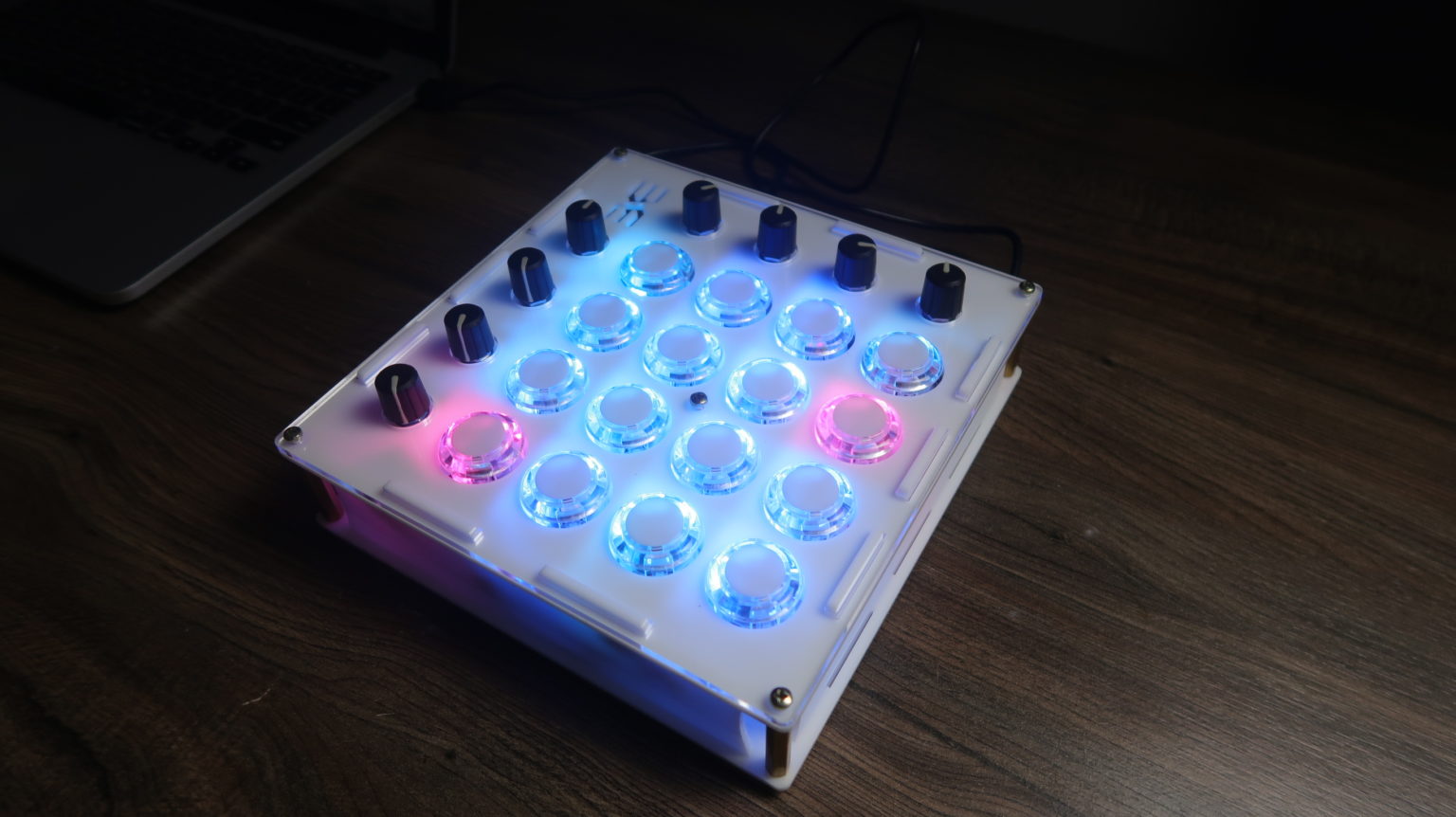 I Built An Arcade Rgb Diy Midi Controller With An Arduino The Nerd Musician